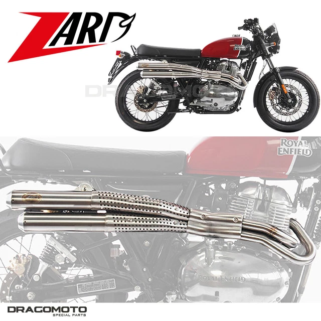 CONTINENTAL 650 GT ROYAL ENFIELD 2021 2022 ZARD Ligne complete FLAT VERSION R... EUR 1.436,55 ...