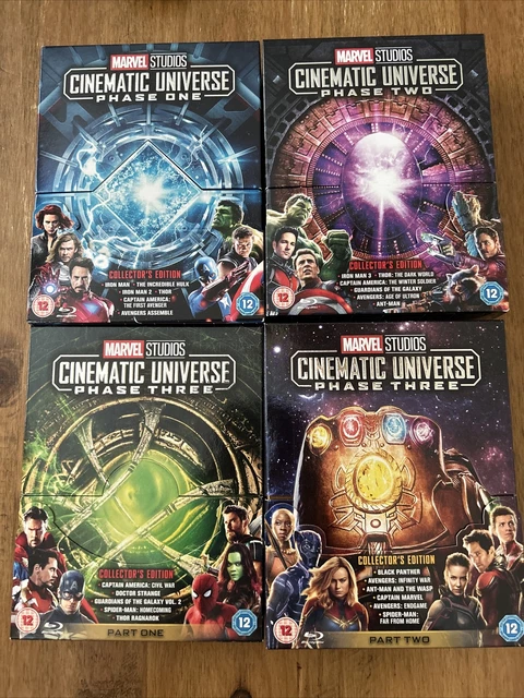 BLU RAY MARVEL Studios Cinematic Universe: Phase One, Two And Three EUR ...