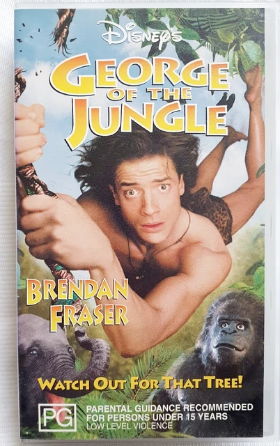 GEORGE OF THE Jungle Pal Vhs Walt Disney - Brendan Fraser 1997 $7.99 ...