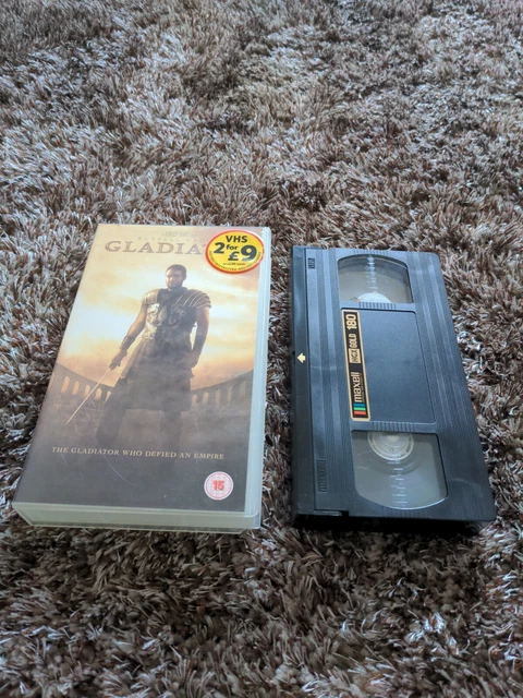 GLADIATOR (2000 VHS Video Cassette Tape PAL) Russell Crowe Ridley Scott ...