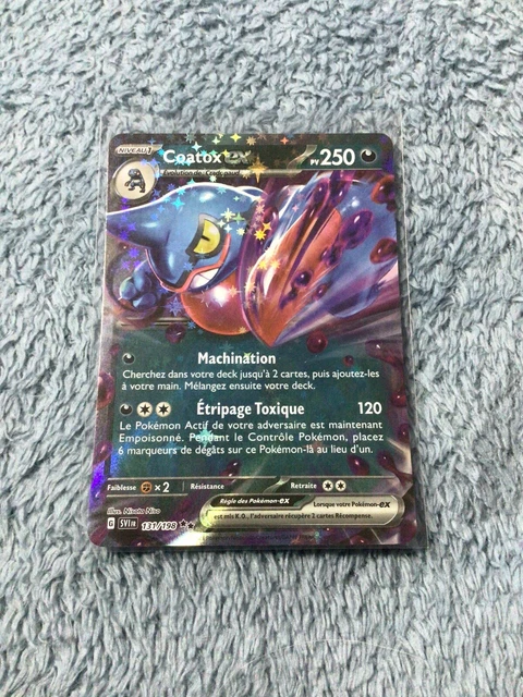 CARTE POKÉMON COATOX Ex 131/198 Ecarlate et Violet EV01 FR EUR 5,00 - PicClick FR