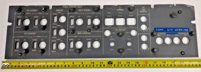 ONE VICKERS SUPER VC10 Flight Engineers panel instruments not included ...