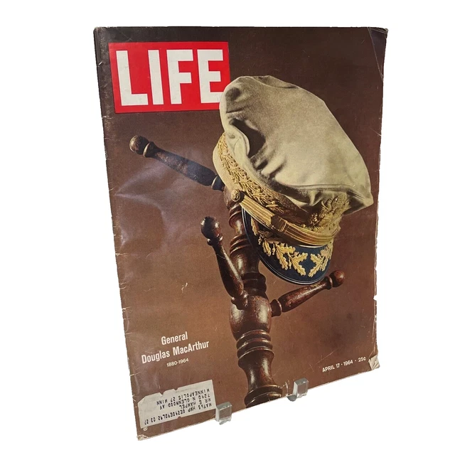 LIFE MAGAZINE GENERAL Douglas MacArthur Vintage April 17 1964 ...
