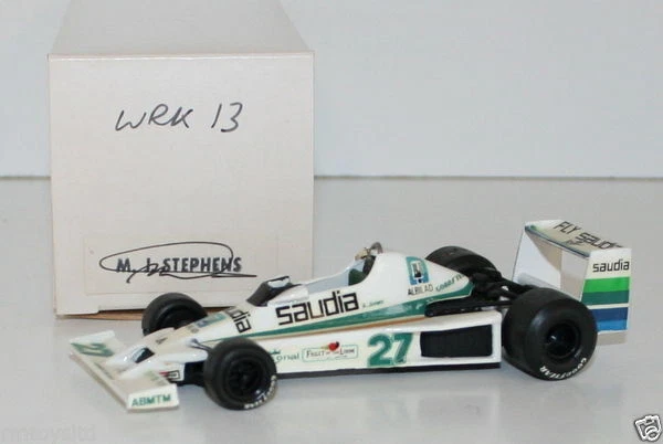 WESTERN MODELS SIGNED 1st VERSION - 1/43 SCALE WRK13 SAUDIA WILLIAMS ...
