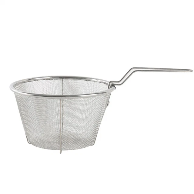 STAINLESS STEEL DEEP Fat Chip Fryer Kitchen Household Basket ...