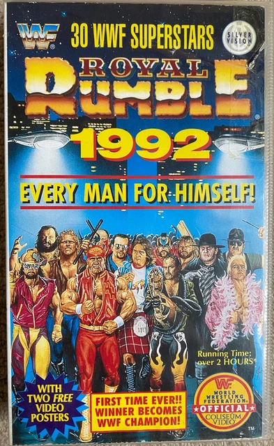 WWF ROYAL RUMBLE 1992 VHS - Tested and Working £5.91 - PicClick UK