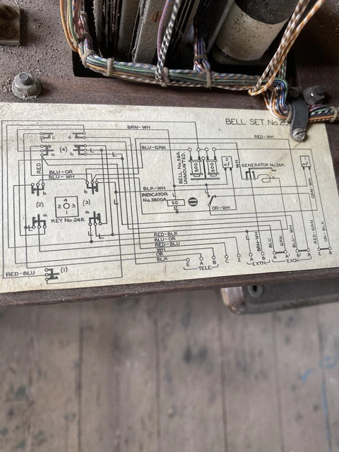 VINTAGE GPO BELL Set No 20 Mk 4 (Excl. Bell & Handle) £19.44 - PicClick UK