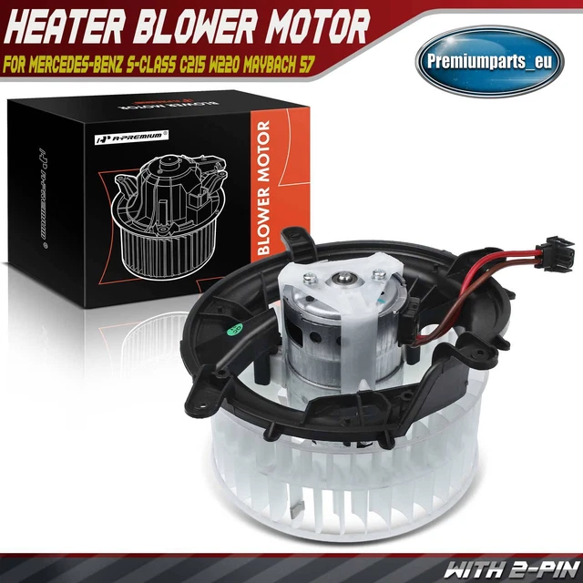 HEATER BLOWER MOTOR Fan for Mercedes-Benz S-Class C215 W220 Maybach ...
