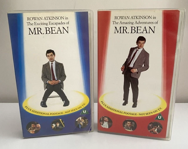 MR BEAN VHS Bundle - The Amazing Adventures Of Mr Bean / Escapades ...