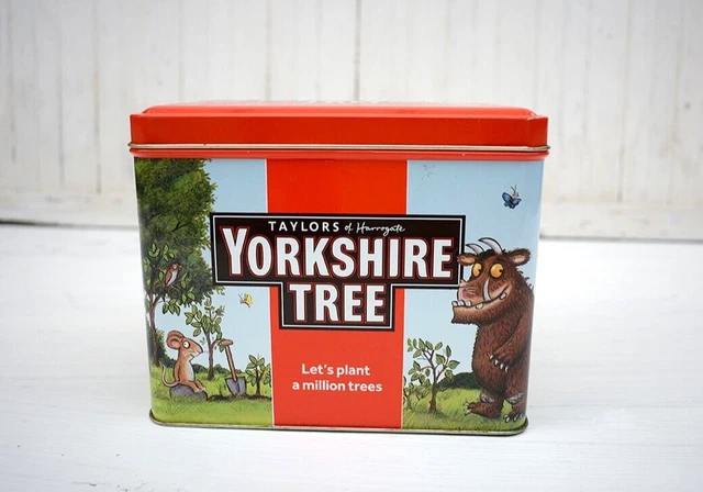YORKSHIRE TREE GRUFFALO tea tin -Taylors Of Harrogate £24.99 - PicClick UK