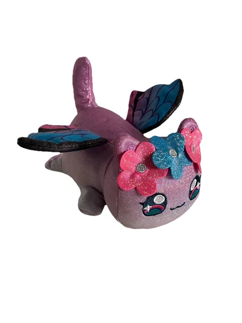 APHMAU MEEMEOWS SPARKLE Butterfly Fairy Cat Plush Purple 2023 Bonkers ...