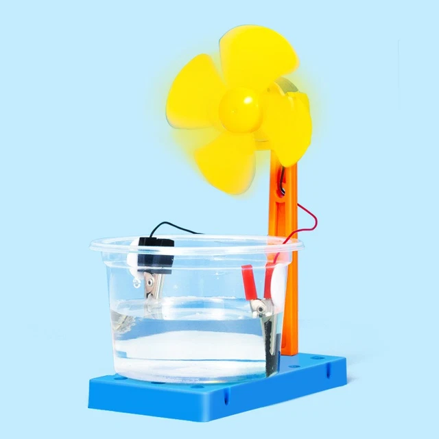 SIMULATED SALTWATER POWER Generation Fan Experimental Material Kid ...