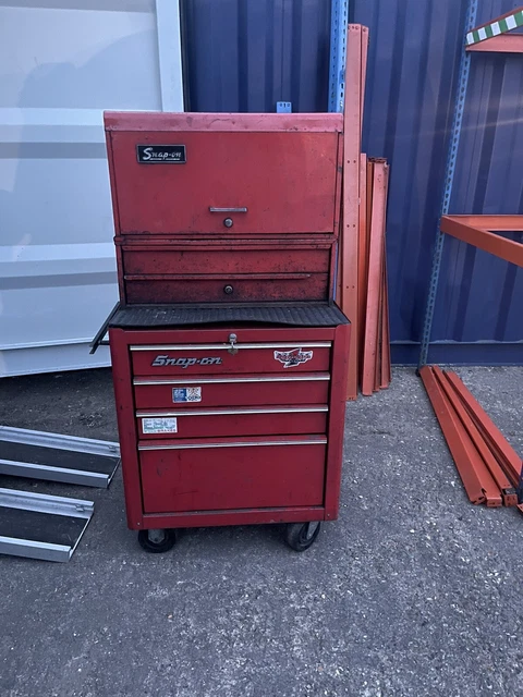 VINTAGE SNAP ON Tool Boxes With Tools , Man Cave Collectors Item £206. ...