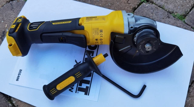 DEWALT DCG406 18V Brushless 125mm Angle Grinder Paddle Switch Genuine ...