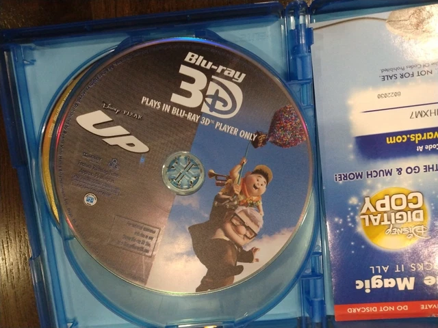 UP (3D BLU-RAY + 2D Disc - 5 Discs) RARE LENTICULAR SLIPCOVER. Complete ...