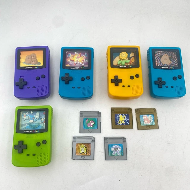 POKÉMON MINI NINTENDO Gameboy Color Gameboy Burger King 2000 Toy Lot of ...