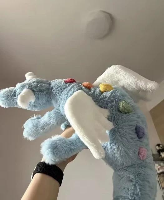 LARGE SKY BLUE Dragon Plush Toy Jelly Cat Style Stuffed Animal 50cm ...