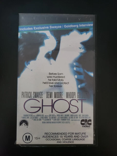 GHOST - VHS - Patrick Swayze, Demi Moore V15 EUR 12,35 - PicClick FR