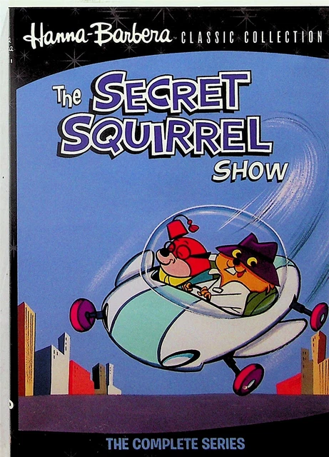 THE SECRET SQUIRREL Show -Complete Series (3-DVD) Hanna-Barbera (60s ...