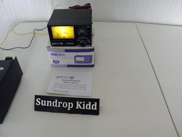 WORKMAN MODEL HP201S HP-201S SWR Watt Meter CB Radio 1000 Watts L@@K ...