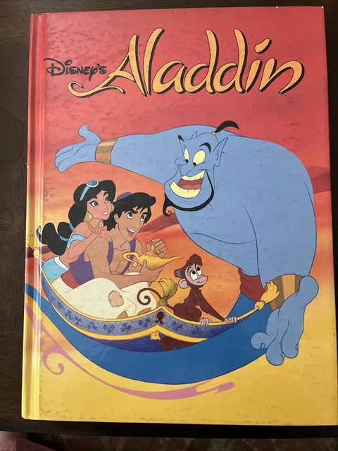DISNEY'S ALADDIN HARDCOVER Book Mouse Works Adapted by Don Ferguson ...