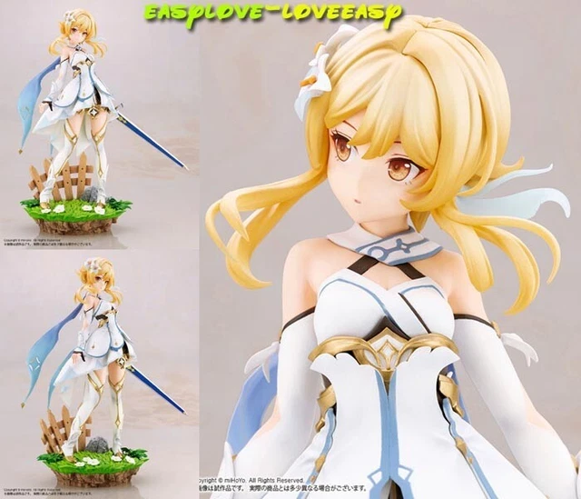 ANIME GENSHIN IMPACT Lumine Battle Ver 1/7 Collect PVC Display Statue ...