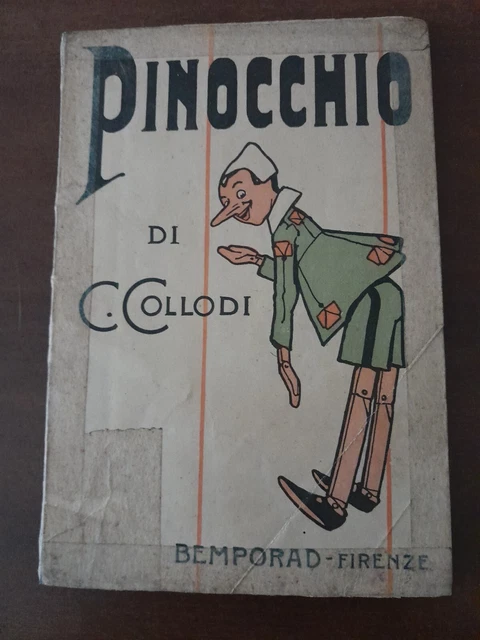 PINOCCHIO LIBRO ED. Bemporad datata 1924 originale d'epoca! EUR 89,99 ...