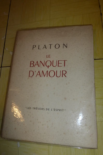 PLATON LE BANQUET D' AMOUR. POINTES SECHES André MICHEL EXEMPLAIRE N ...