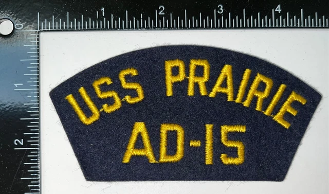 COLD WAR USN US Navy USS Prairie AD-15 Patch $25.95 - PicClick CA
