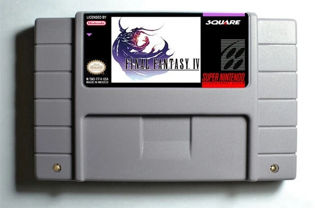FINAL FANTASY IV 4 SNES 16-Bit Game Cartridge USA NTSC English EUR 17 ...