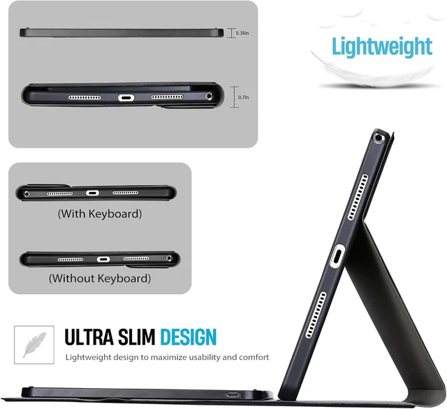 LENOVO IDEA TAB 11" 2025 Keyboard Case ProCase Wireless Detachable ...