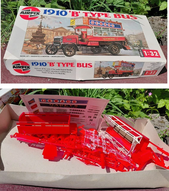 AIRFIX 1910 B type bus model kits £17.88 - PicClick UK