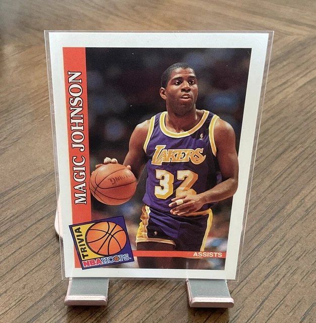 1993 NBA HOOPS Magic Johnson #482 Trivia Assists Basketball EUR 4,40 ...