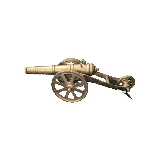 VINTAGE BRASS MODEL Cannon with Three Wheels 7.5" $110.00 - PicClick CA