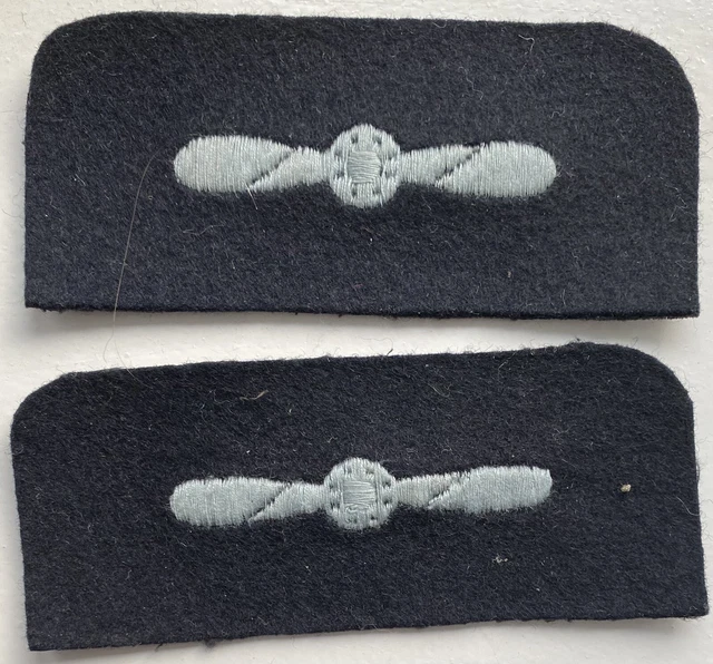 ORIGINAL MATCHING PAIR Of WW2 RAF Leading Airman Shoulder Badges £21.52 ...