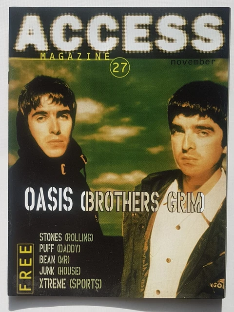 OASIS LIAM NOEL Gallagher Puff Daddy Liam Rowan Atkinson ACCESS ...