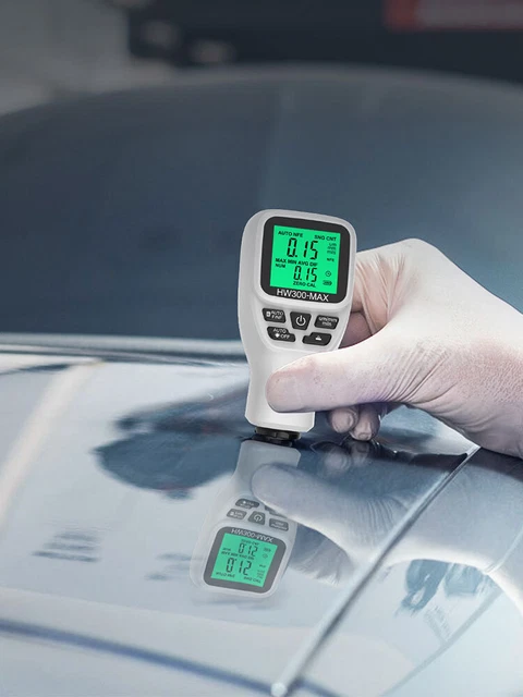 PAINT THICKNESS GAUGE Meter Fe/NFe Coating Thickness Gauge Professional ...