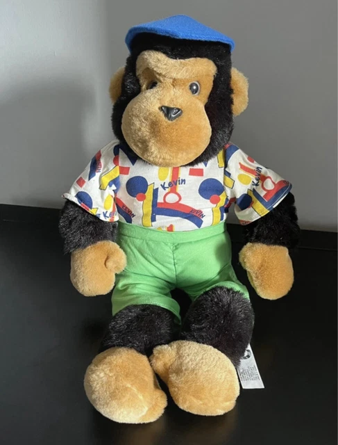KEVIN TIPPS MONKEY Chimp Plush Soft Toy PG TIPS Tea Vintage 80s ...