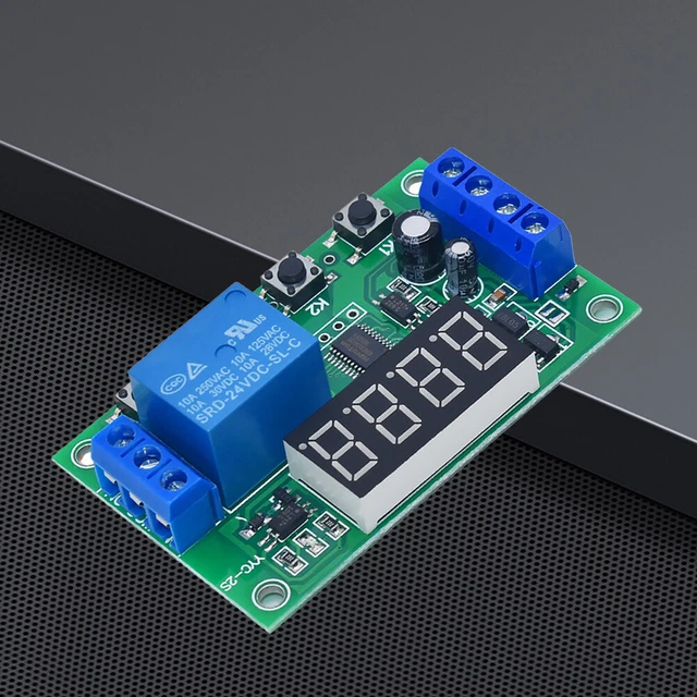 FR DC5/12/24V DELAY Relay Module Programmable Relay Module Cycle Timer Delay Swi EUR 5,97 ...