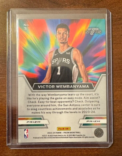 2023-24 PANINI PRIZM Instant Impact #3 Victor Wembanyama argent Prizm ... 2023-24 PANINI PRIZM Instant Impact #3 Victor Wembanyama argent Prizm ...
