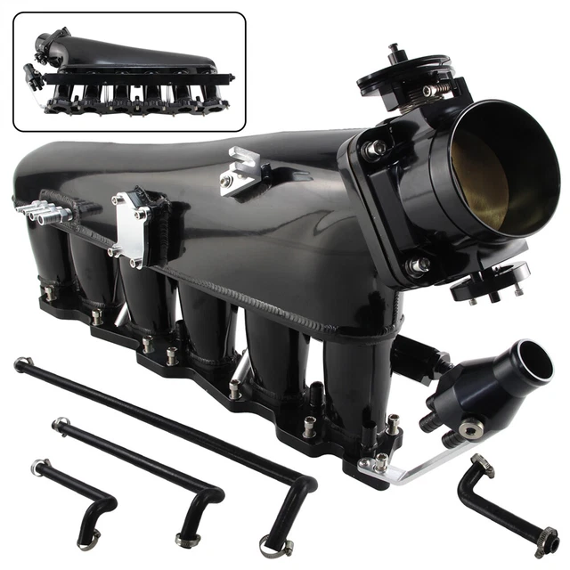 INTAKE MANIFOLD FUEL Rail Throttle Body 90mm For Nissan Skyline R32 ...