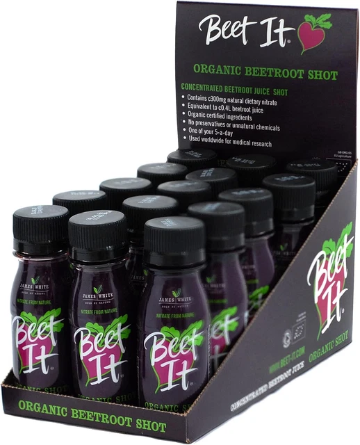 BEET IT ORGANIC Concentrated Beetroot Shot 300mg Nitrates (Pack of 15 x ...