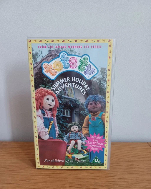 TOTS TV SUMMER Holiday Adventures VHS Video Carlton Ragdoll TESTED £17. ...