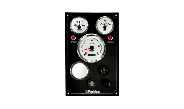 PERKINS MARINE ENGINE Boat Instrument Panel Pre-Wired Usa Made £511.73 ...