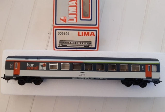 VOITURE BAR CORAIL SNCF Lima 309194 ho 1/87 EUR 25,00 - PicClick FR