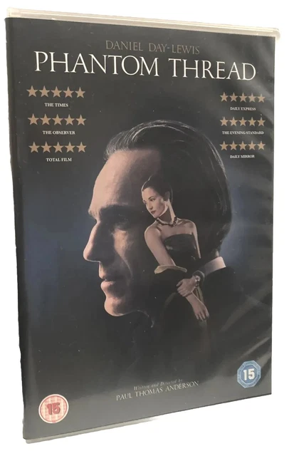 DVD: &PHANTOM THREAD& 2017 Film Starring: Daniel Day-Lewis Region Codes ...