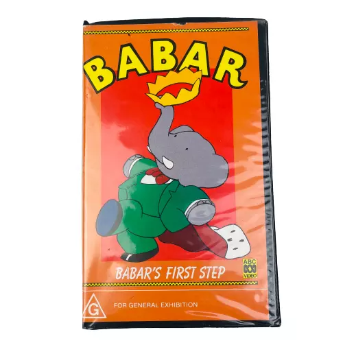 BABAR'S FIRST STEP VHS 1990 Vol 1 ABC Kids Collectable Rare Clamshell ... BABAR'S FIRST STEP VHS 1990 Vol 1 ABC Kids Collectable Rare Clamshell ...