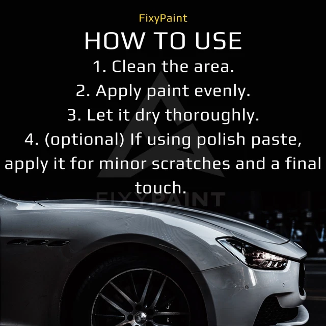TOUCH UP PAINT for Citroen Code: EWB Blanc Corfu Easy Apply Scratch ...