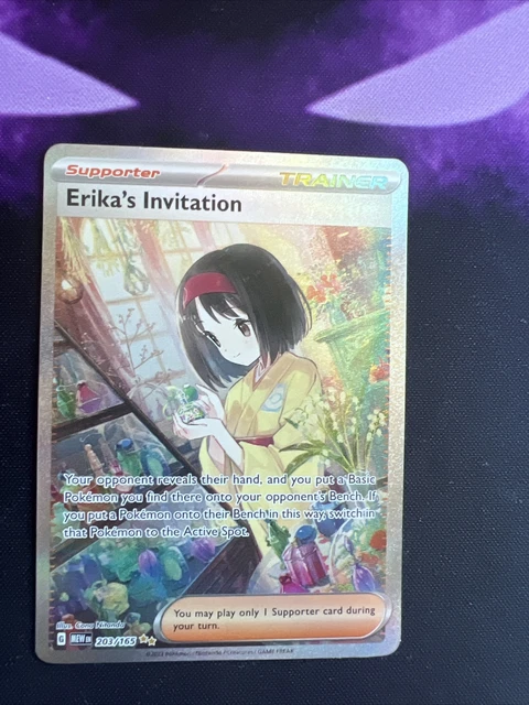 POKÉMON JCG ERIKA'S Invitation Écarlate & Violette-151 203/165 Holo ...