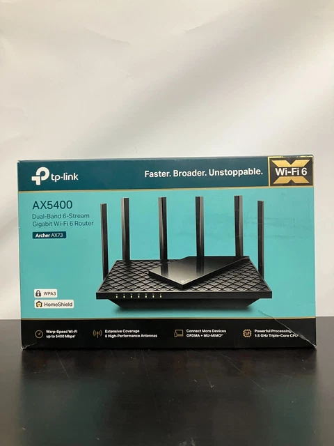 TP-LINK AX5400 DUAL-BAND Gigabit Wi-Fi 6 Router (Archer AX73) $80.00 ...
